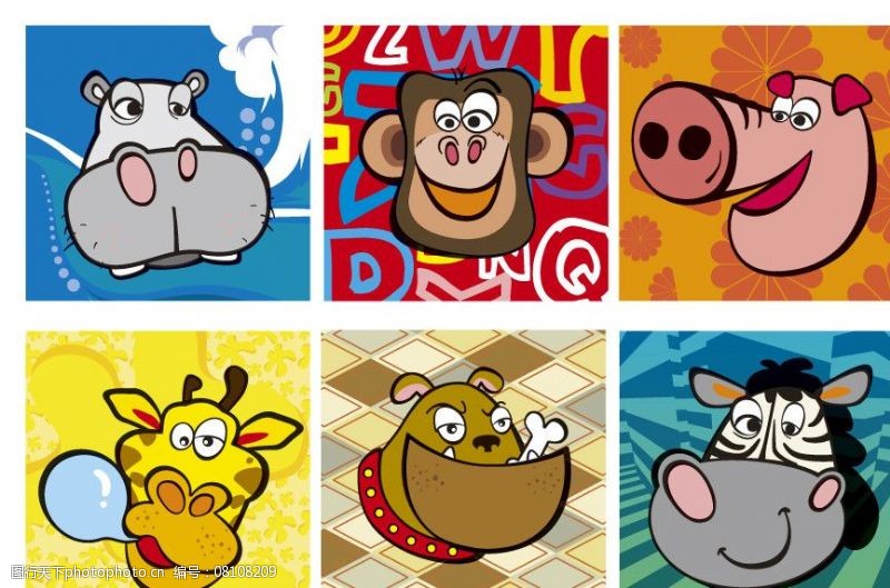 特別的卡通動物图片免费下载_特別的卡通動物素材_特別的卡通動物模板-图行天下素材网